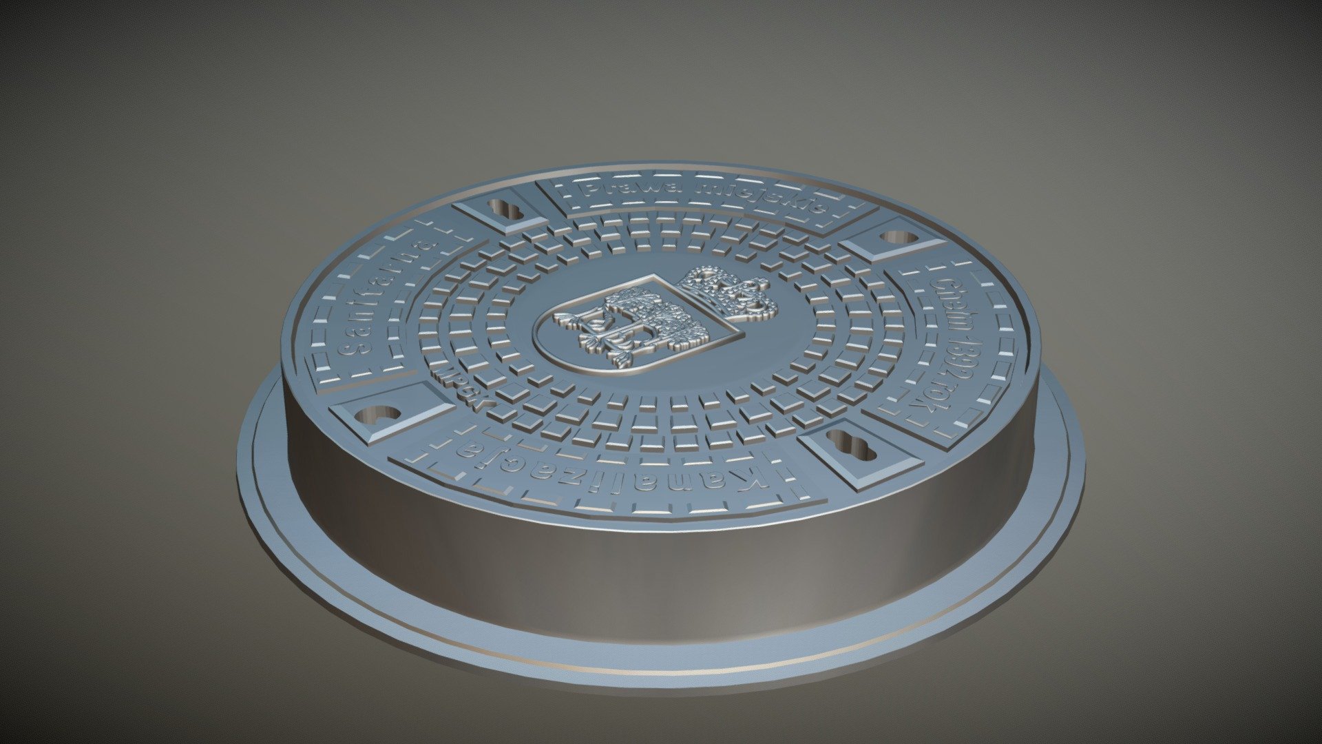 sewer manhole - 3D model by TomSaddam [e99eff8] - Sketchfab