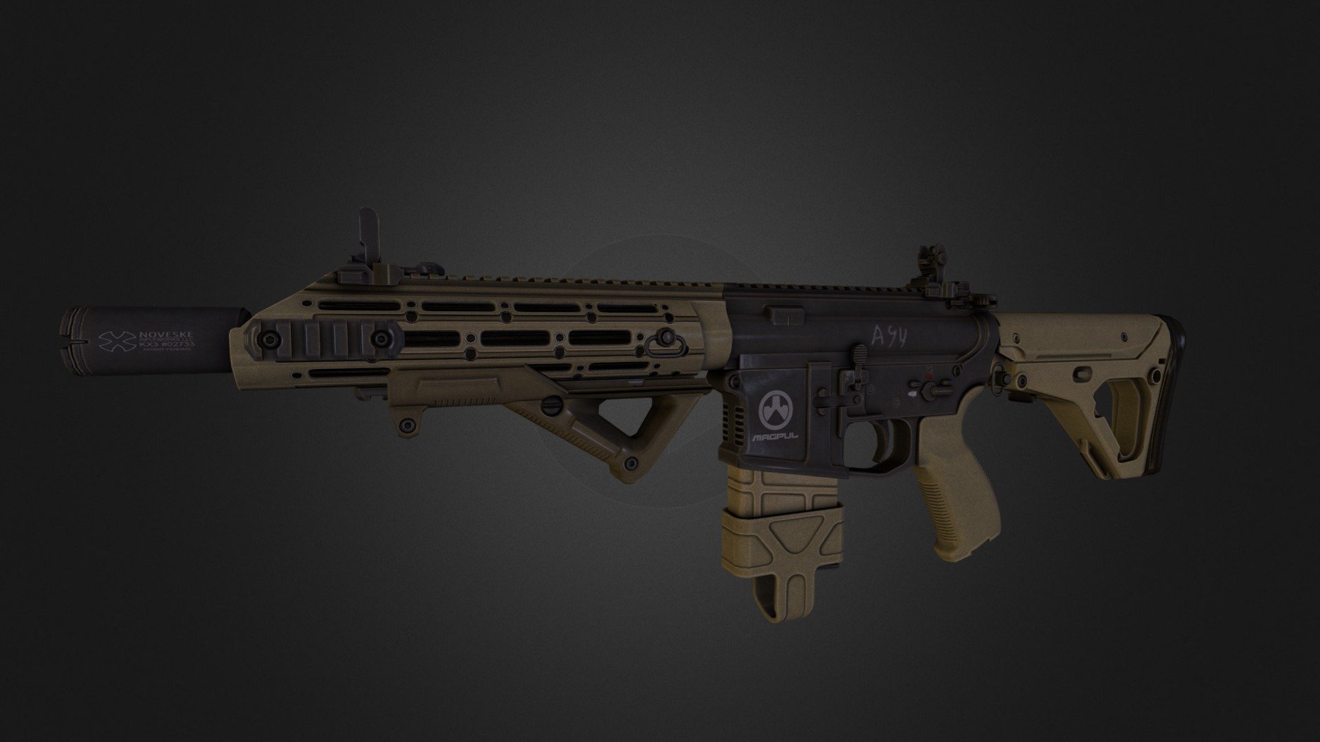 ImBrokeRU's RU-556 with 4Echo's textures - 3D model by 4Echo (@gredeo ...