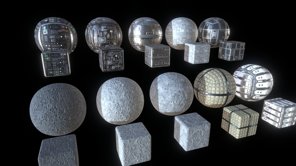 Texture Materials - A 3D model collection by visualship - Sketchfab