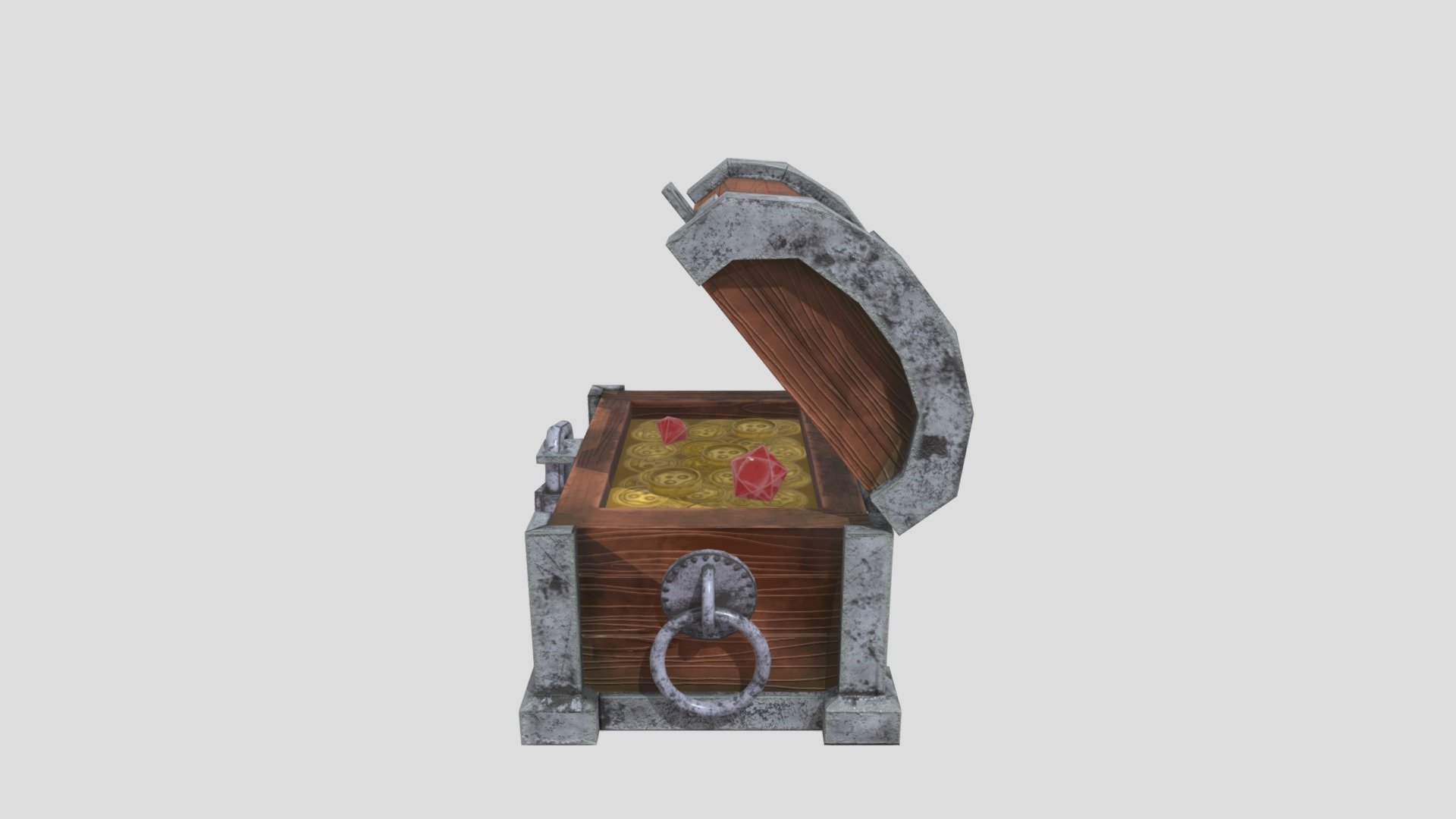 Treasure Chest - 3D model by miriam.ramirez [e9a02cf] - Sketchfab