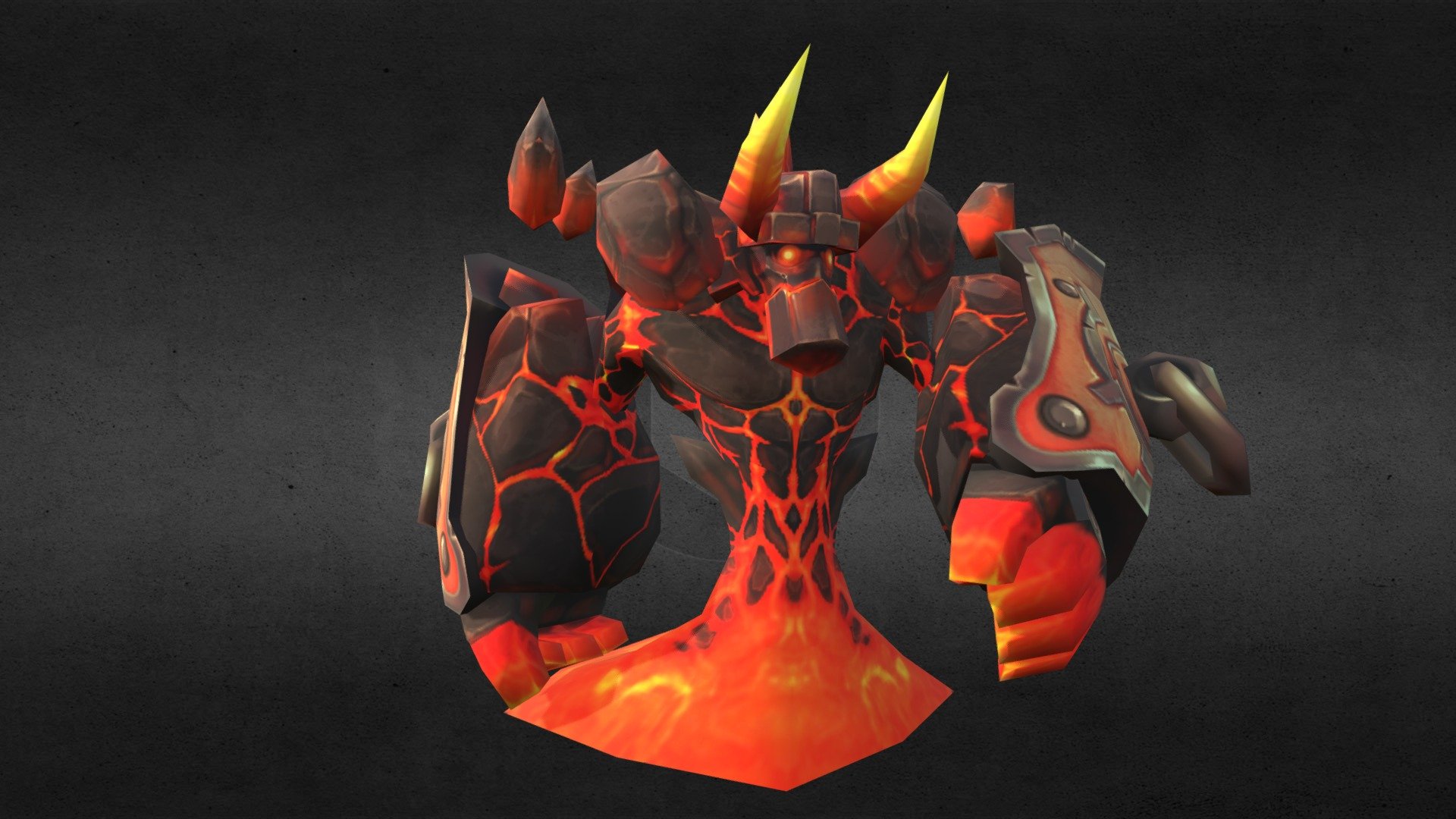 LavaGolem - 3D model by Hit (@sihalee74) [e9a162c] - Sketchfab