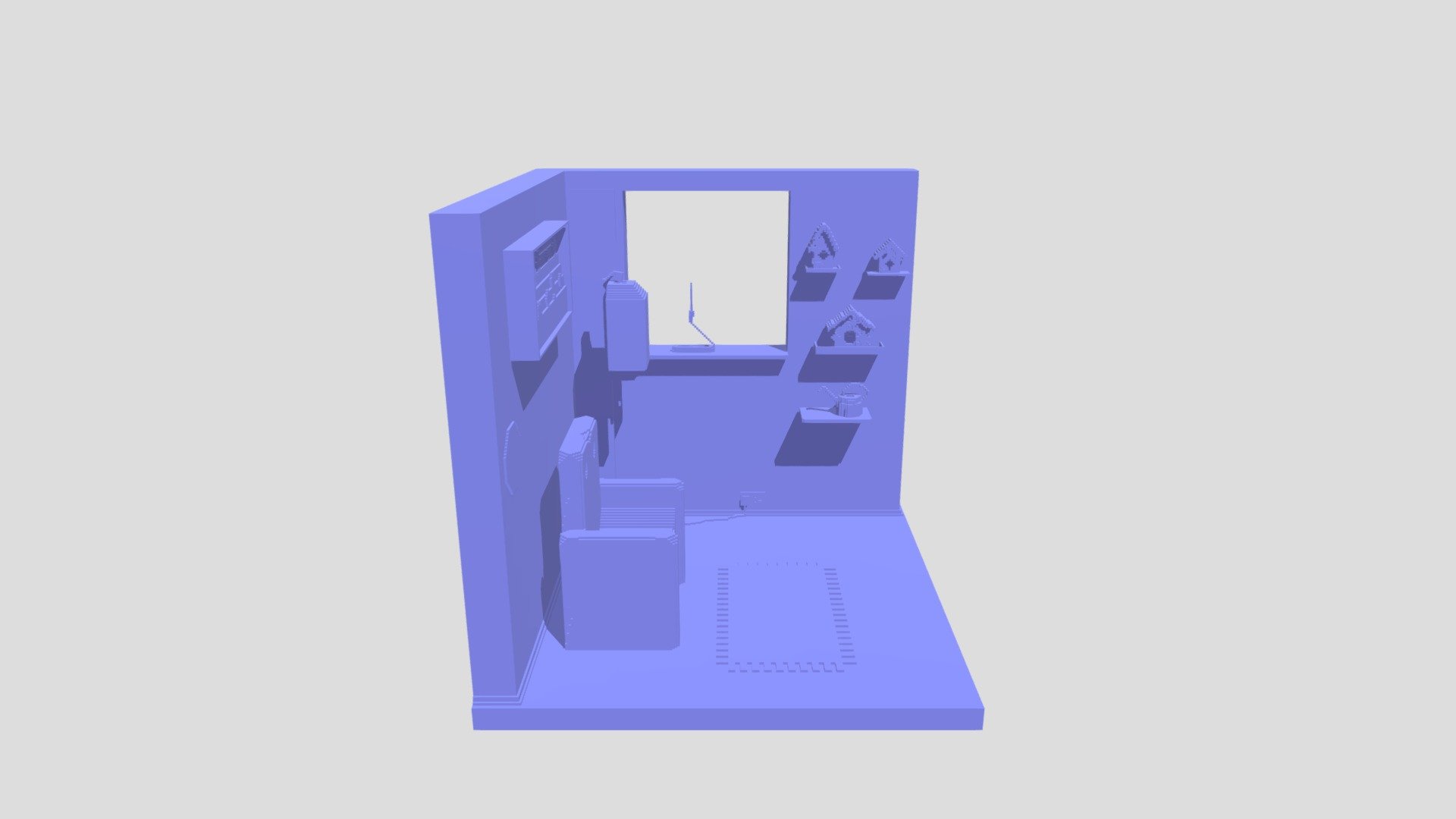 room#1 - 3D model by (@unknownmemory) [e9a3099] - Sketchfab