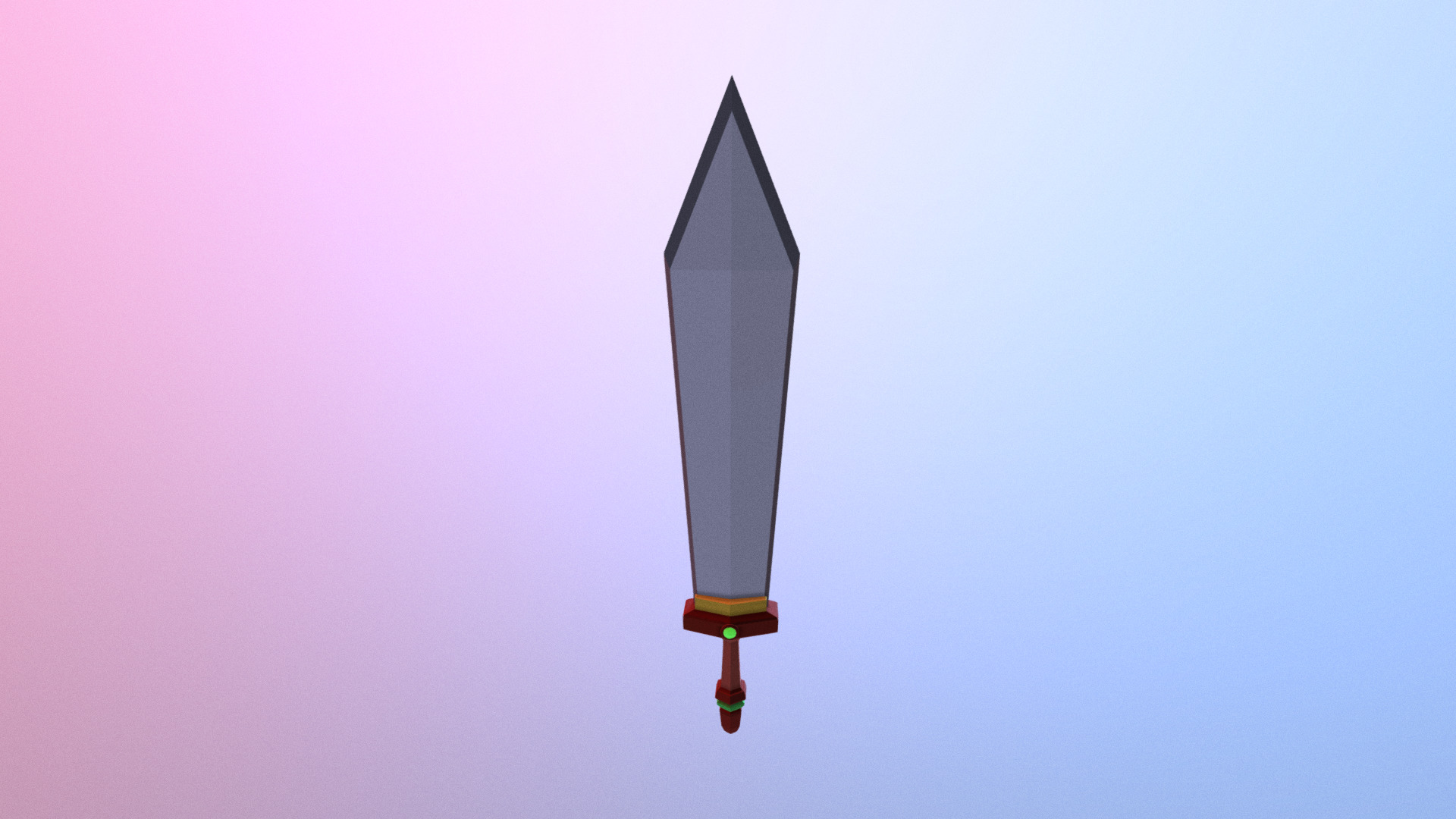 Low poly sword - 3D model by Nalloc [e9a35d1] - Sketchfab