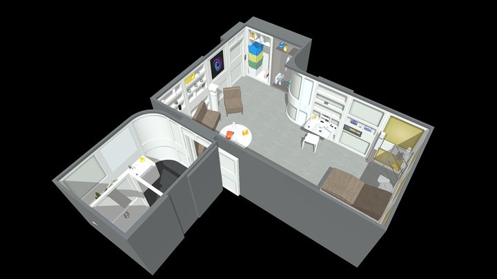 Crewquarters 3D models - Sketchfab