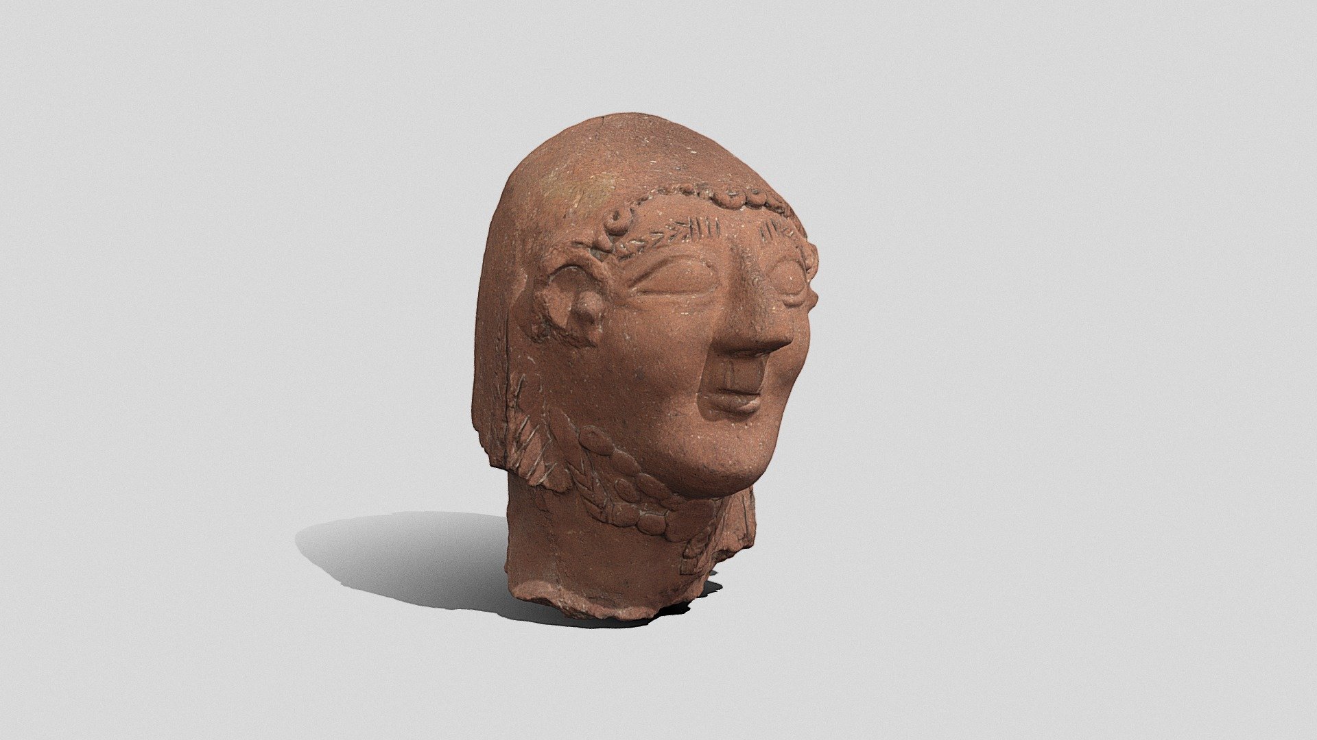 Head of a female figure - 3D model by BOCCF - Bank of Cyprus Cultural ...