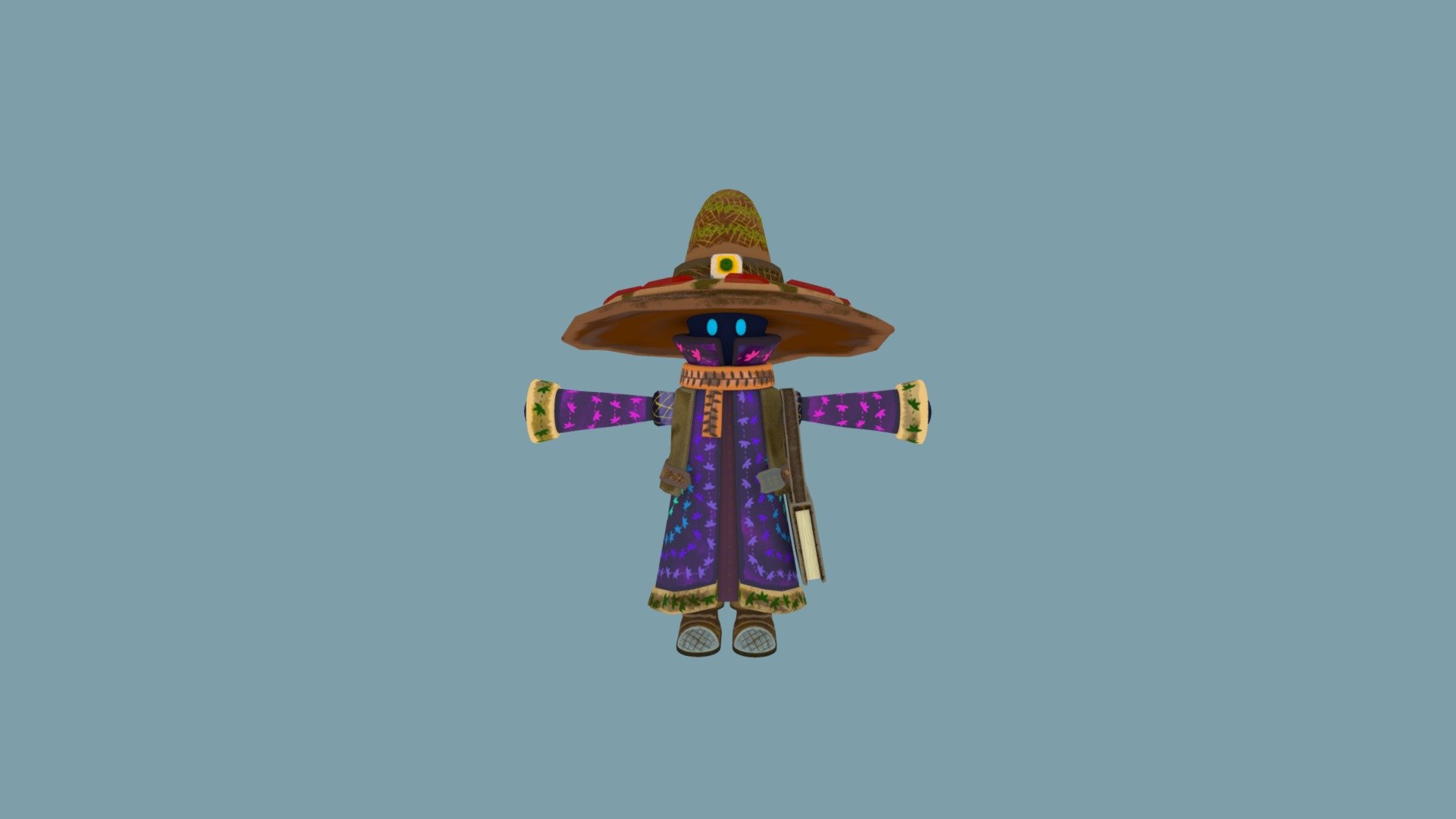 Hippie Wizard - 3D model by Wayne CC Simulation and Game Development ...