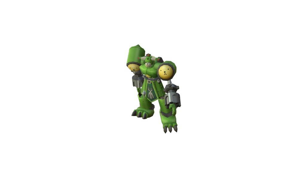 Megagargomon - Running - 3D model by kekel2ms [e9ab43a] - Sketchfab
