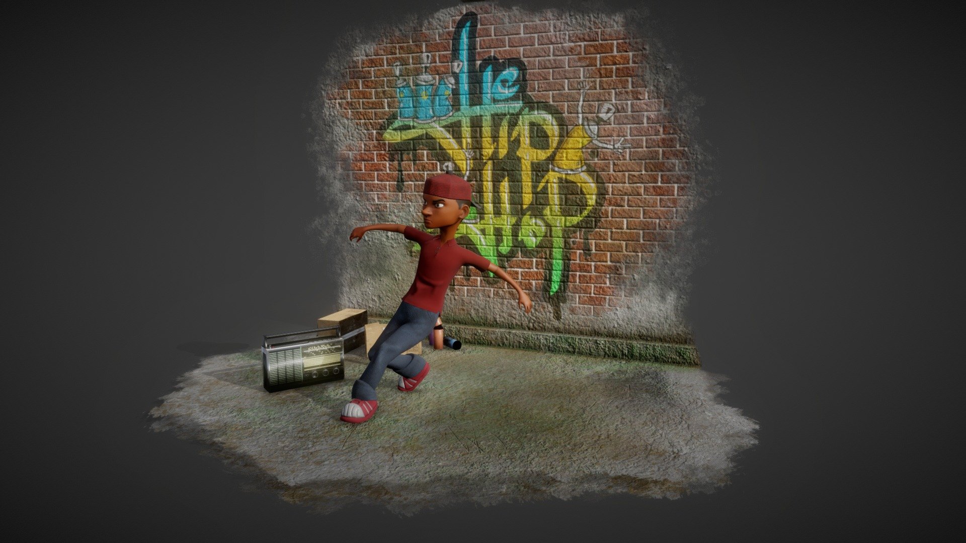 Hip Hop Style - 3D model by INFINITO WORK ENT (@infinitowork) [e9ac609 ...