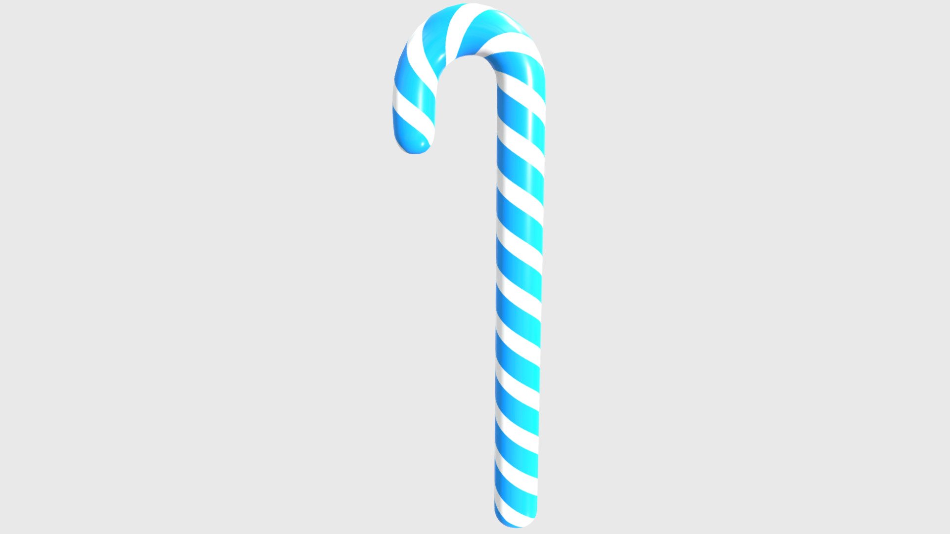 Candy Cane Prop (blue) - Download Free 3D model by BojackArt [e9ae9a4 ...