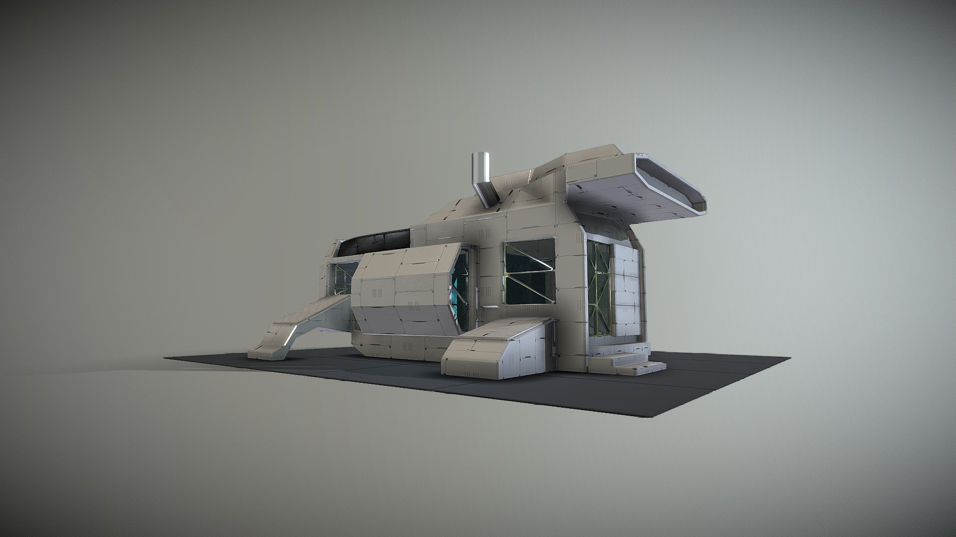 Sci Fi Enclosure - Download Free 3D model by VertaScan [e9af1a7 ...