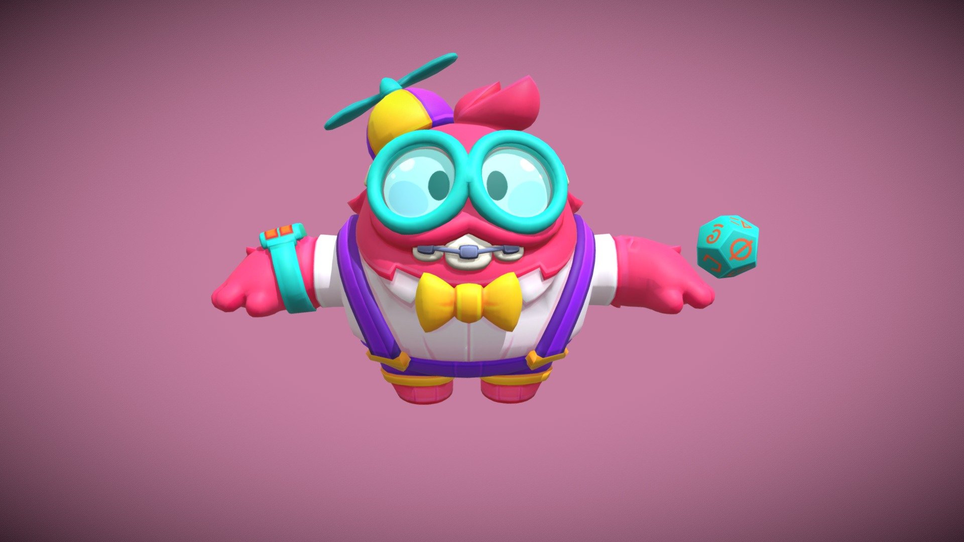 Nerd Squeak - Download Free 3D model by Nomnivore [e9af25c] - Sketchfab