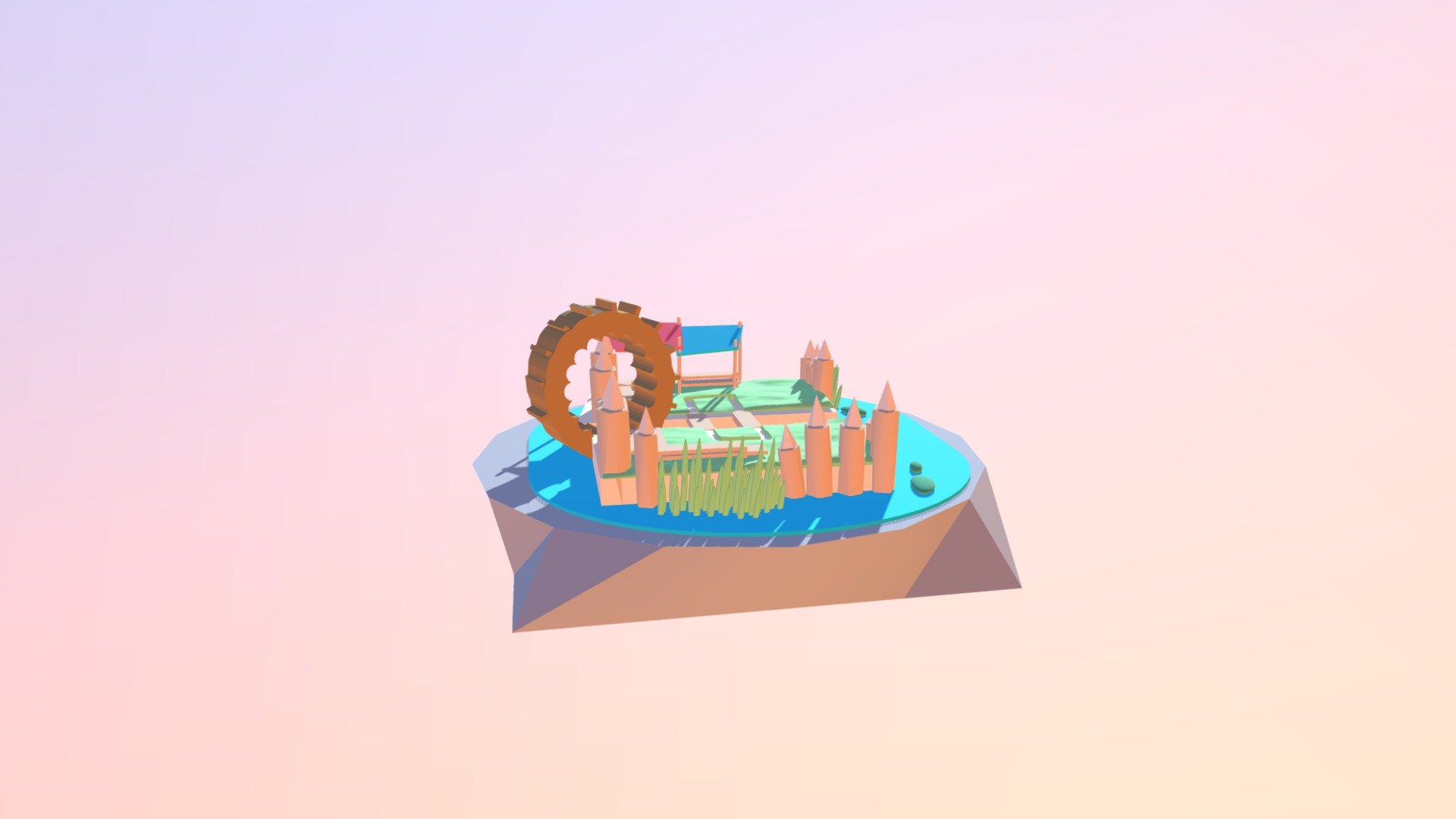 CLASH ROYALE ARENA 1 - 3D model by VENOMBREAKER [e9afe93] - Sketchfab