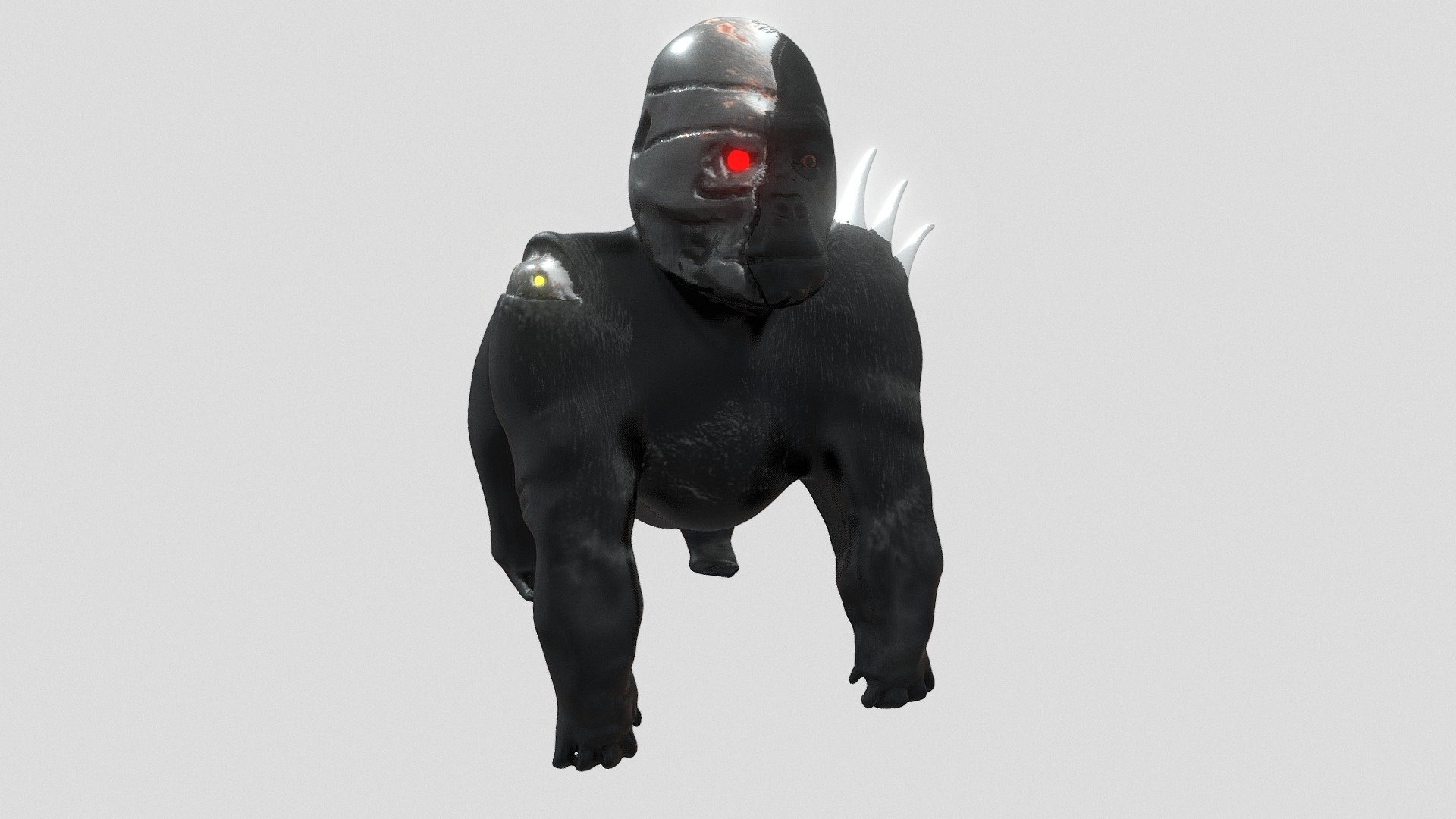 Guerrilla Gorilla - Download Free 3D model by Eric Wang (@eric3691215 ...