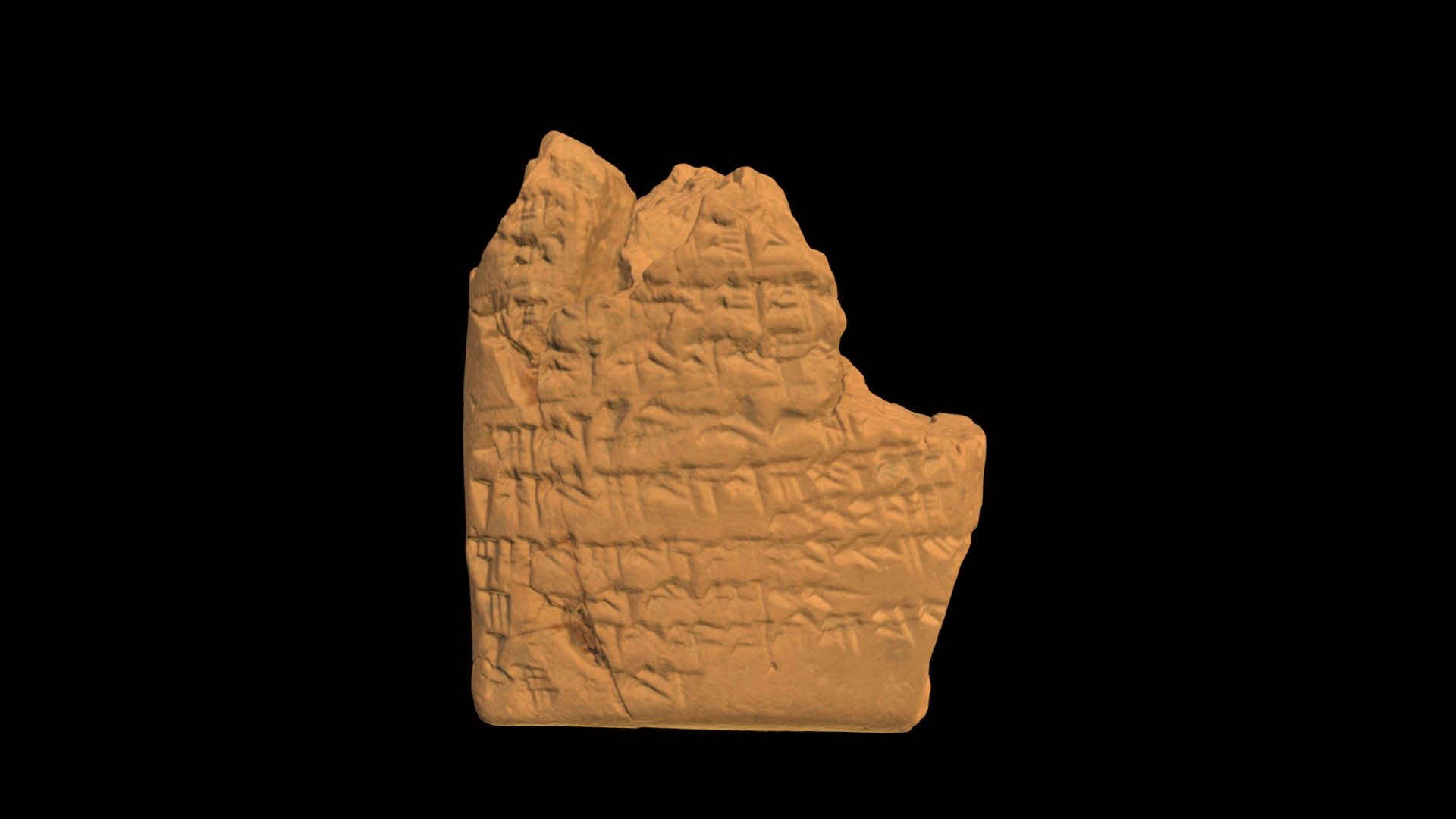 Cuneiform Tablet HMANE1891.11.48 - 3D model by Harvard Museum of the ...