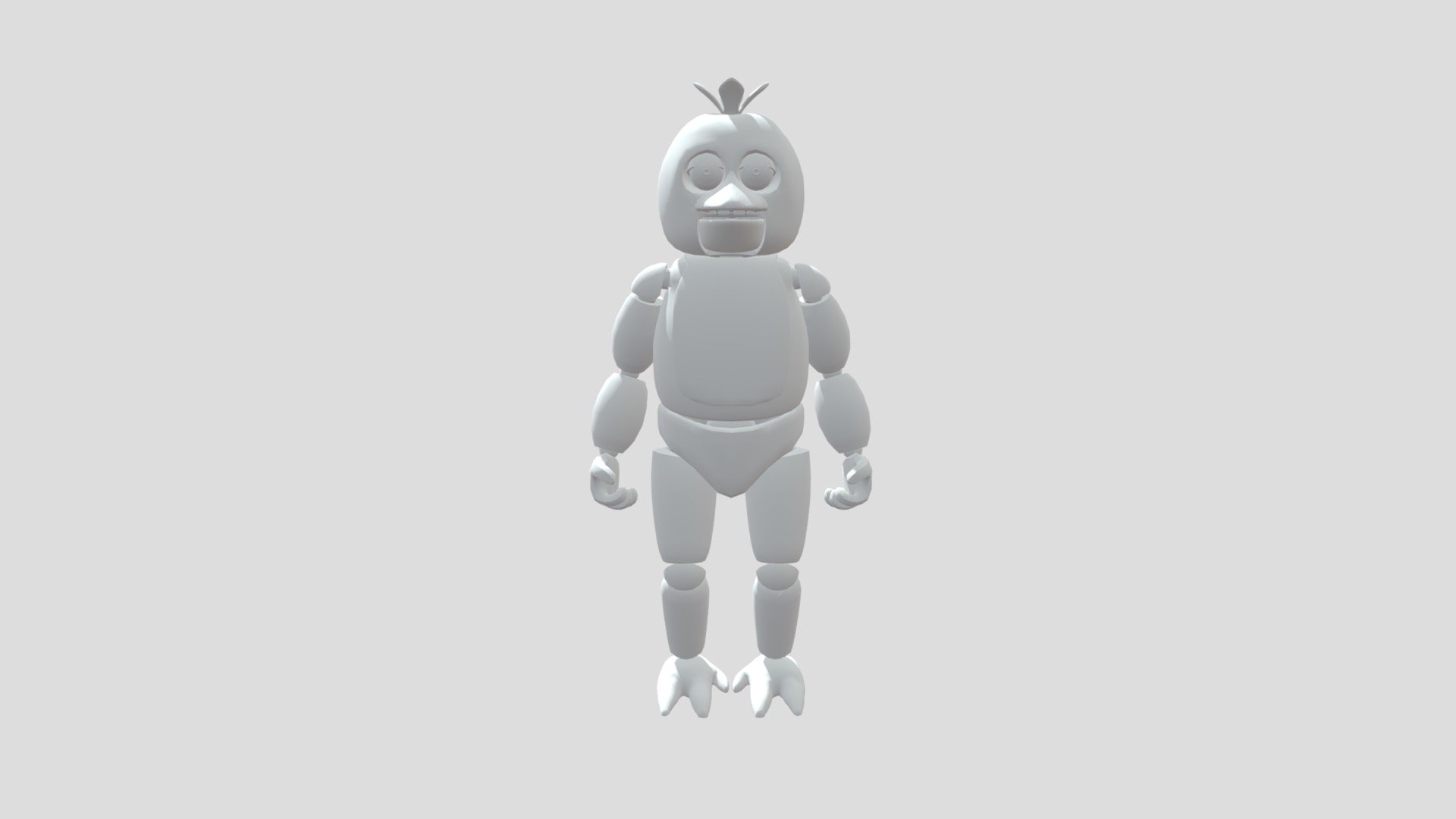 Chica (the Chicken) Figure - FNAF 1 - Download Free 3D model by ...
