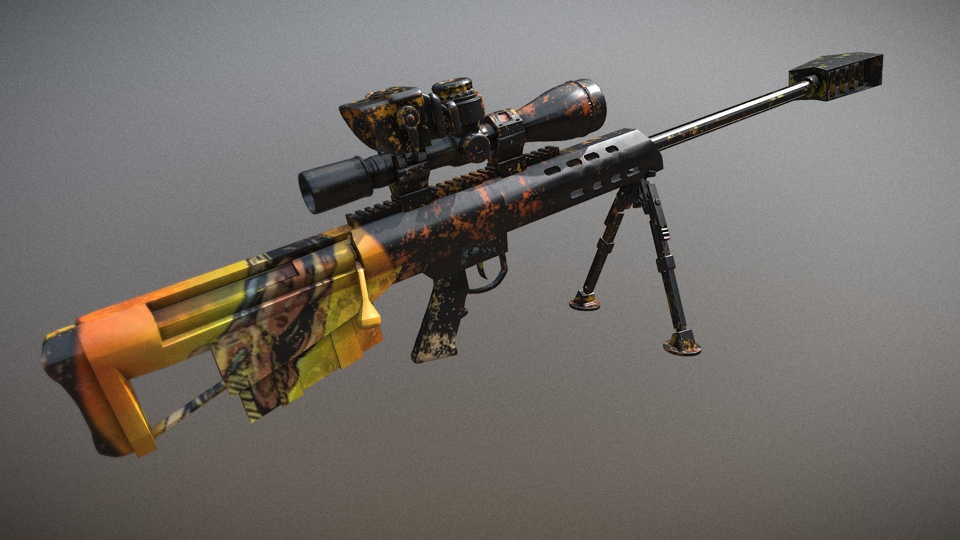 Barret M95 - Buy Royalty Free 3D model by João Miranda (@miranda81 ...