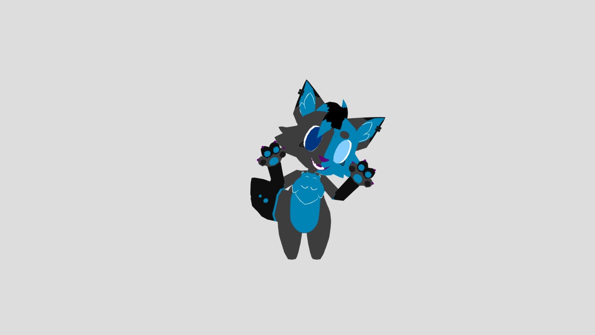 Vtuber wolf lowpoly - 3D model by Pohe Ritchi (@Pohe) [e9b2061] - Sketchfab