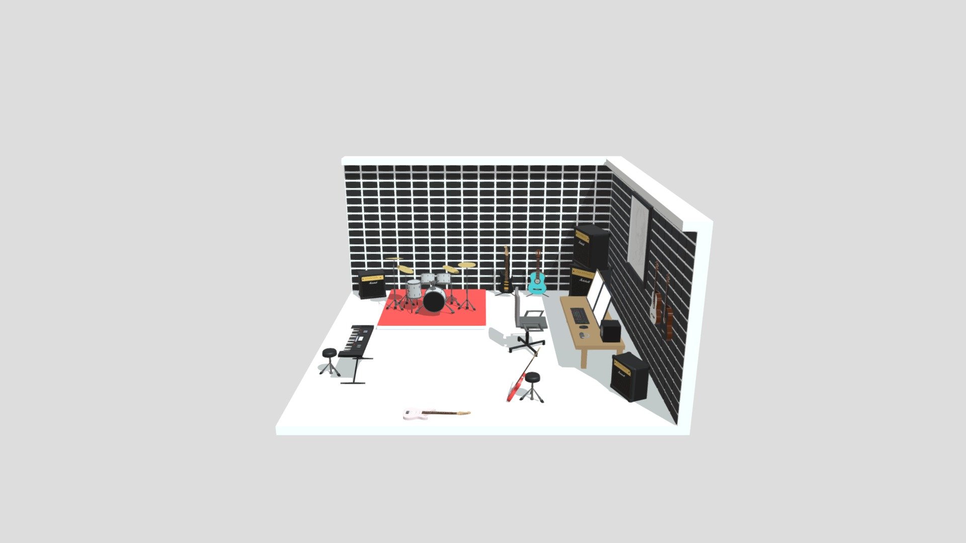 studio - 3D model by 1211202964 [e9b24ae] - Sketchfab