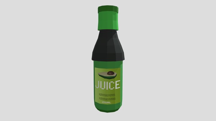 Juice-bottle 3D models - Sketchfab