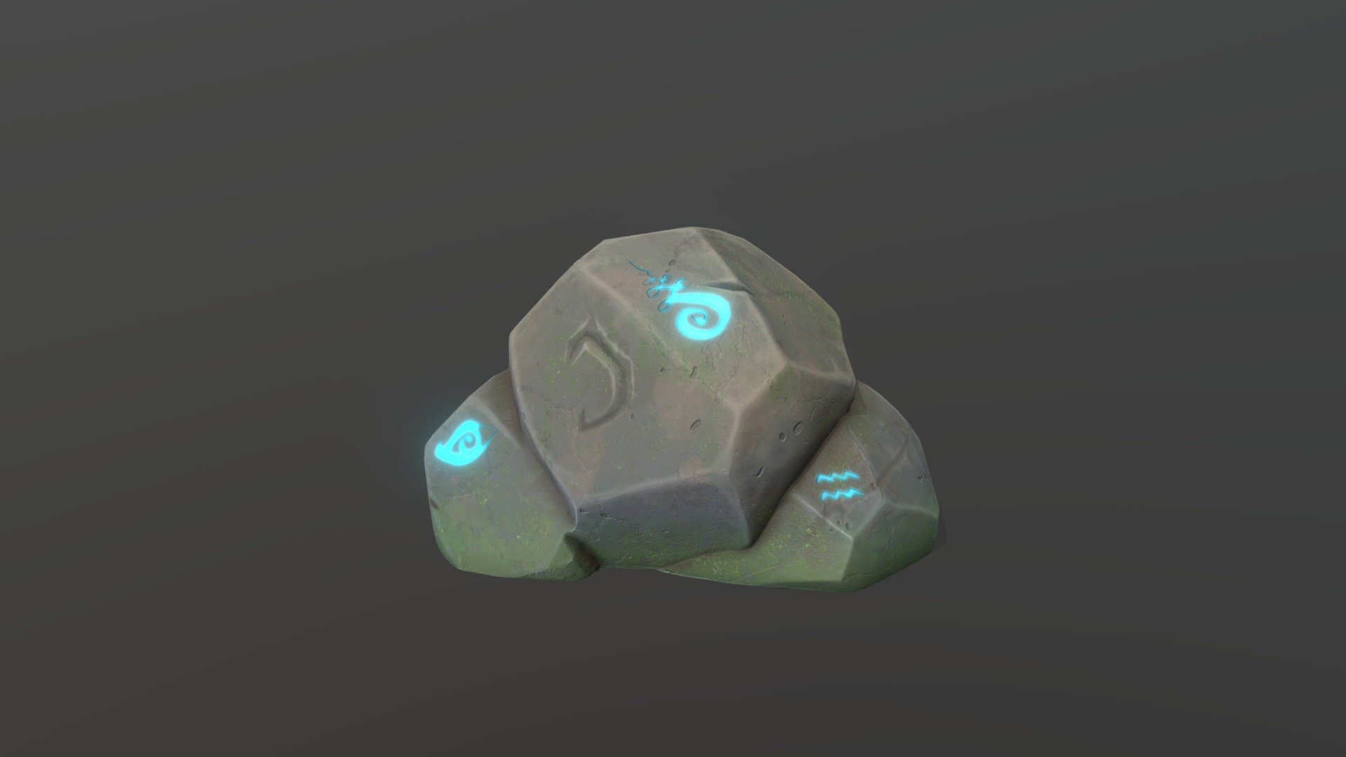 Stylized Rock - 3D model by Roni (@phuochuynh075) [e9b3315] - Sketchfab