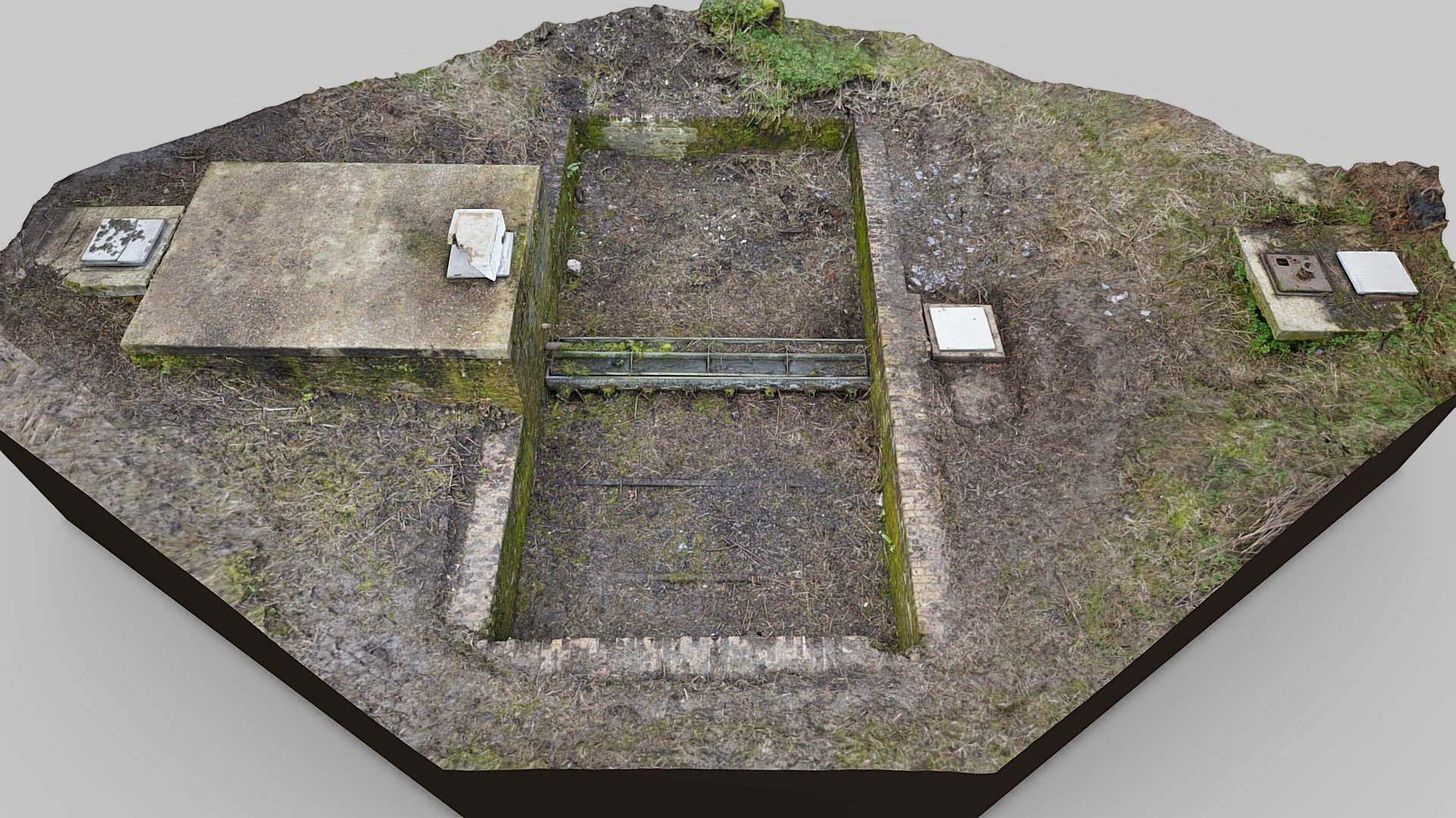 White Cliffs, Wanstone Settling Tank - 3D model by National Trust ...