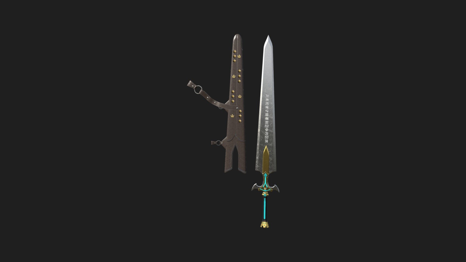 Sword PBR Game Ready Assets - 3D model by One_Cube [e9b4f63] - Sketchfab