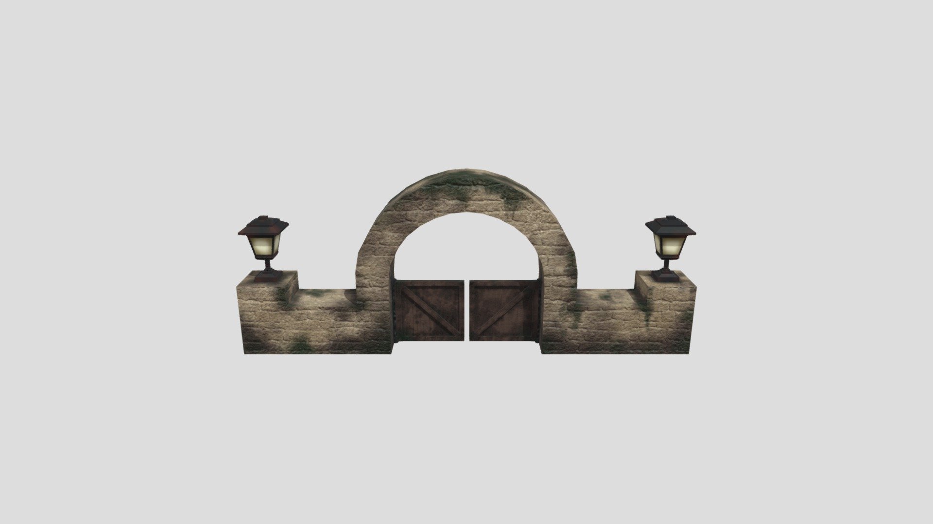 Gate Model - Download Free 3D model by Banana Brains (@bananabrains ...