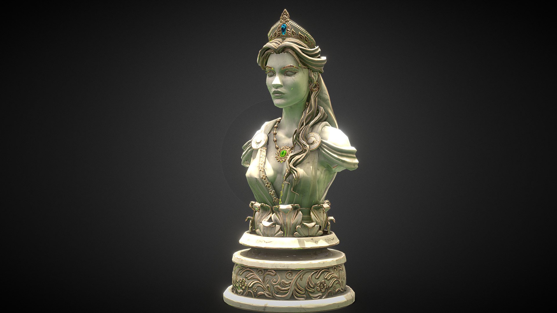 Queen Stachu - 3D model by Rajadurai Artz (@RajaduraiArtz) [e9b5941 ...