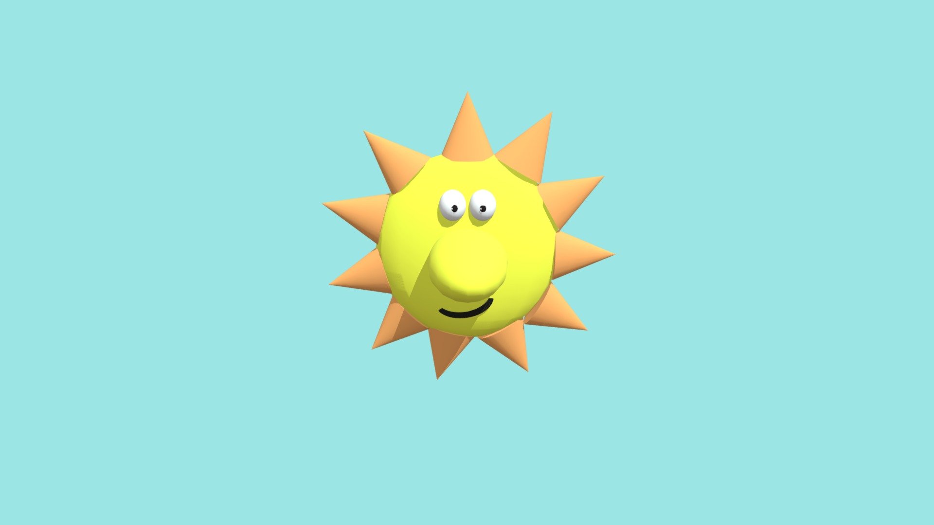Mr Golden Sun - 3D model by trcchannel570 [e9b6d32] - Sketchfab