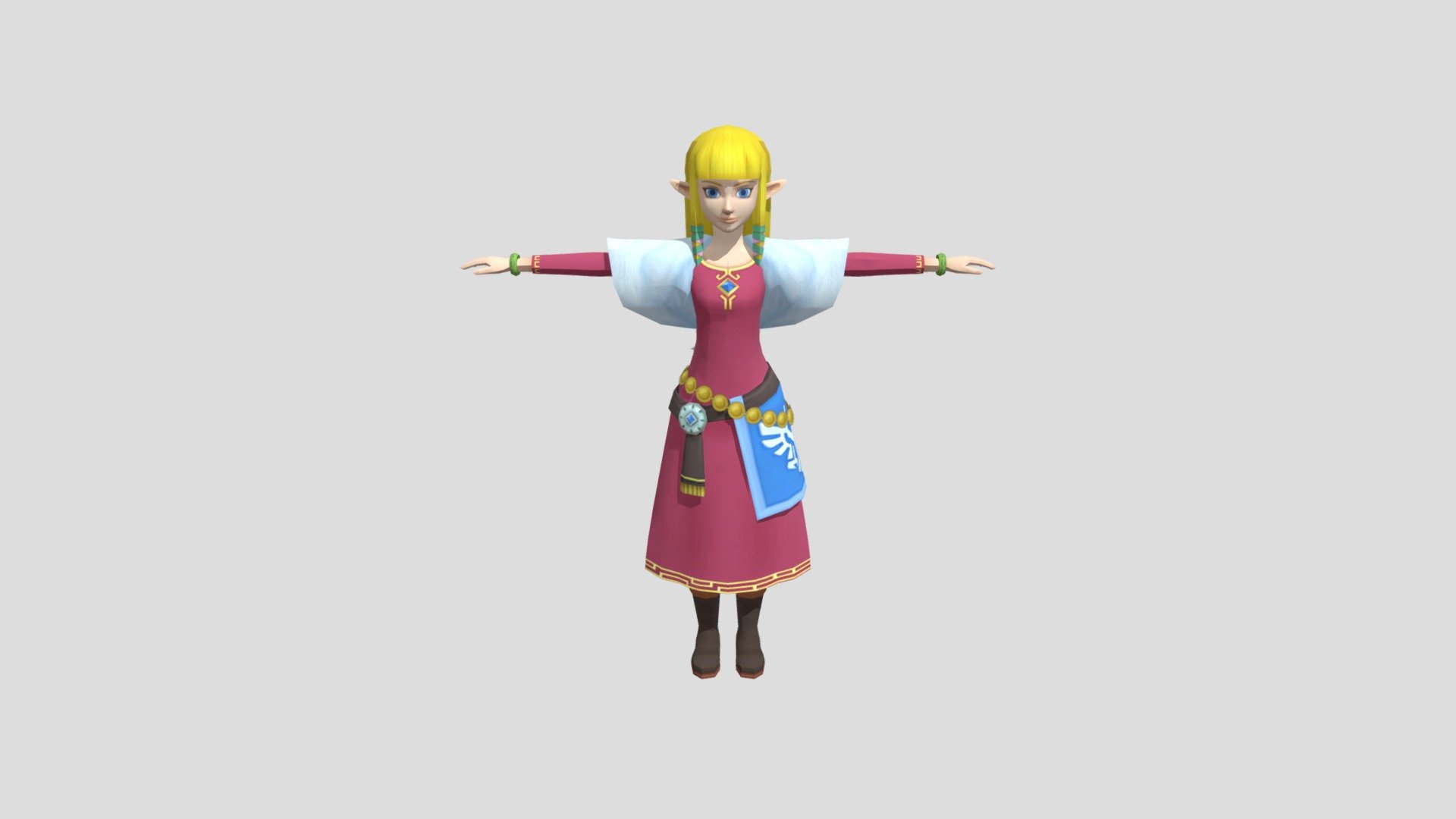 - Non- Playable Characters - Zelda (Skyloft) - Download Free 3D model ...