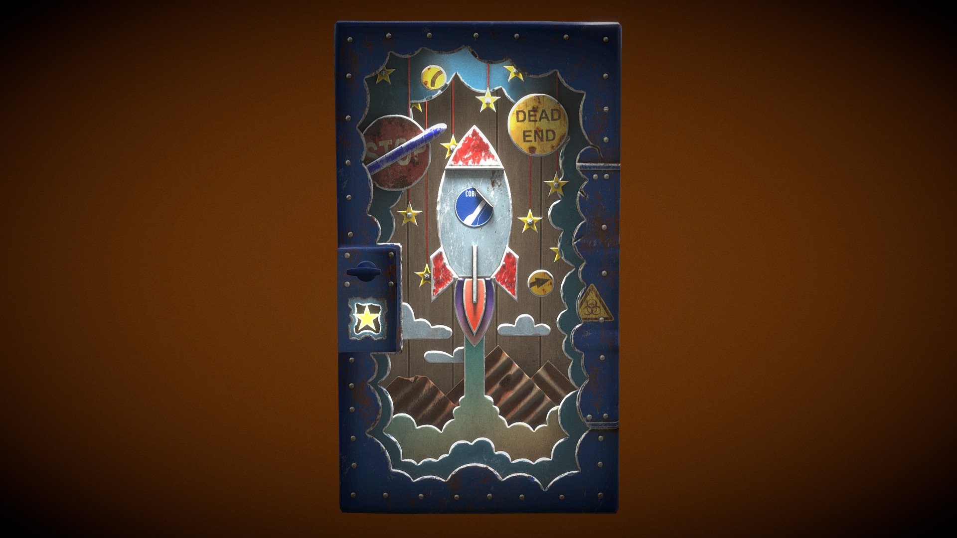 Space Scrap Door - 3D model by s314noza [e9b84d4] - Sketchfab