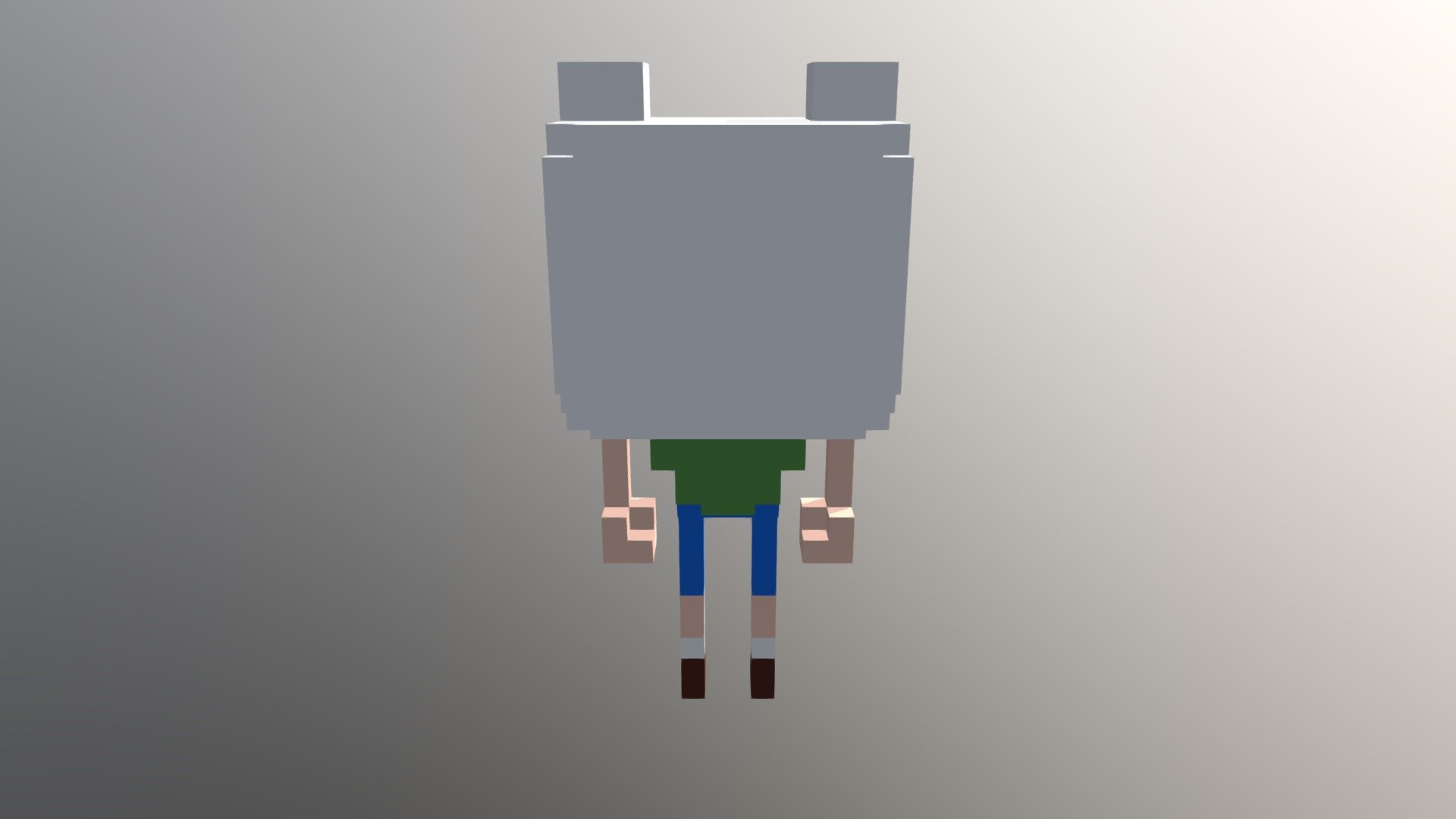Finn The Human - 3D model by paranoidonia [e9b8a02] - Sketchfab