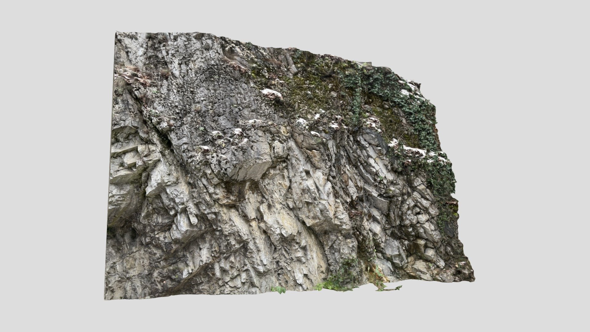 Cliff Wall 01 - RAW Scan - Buy Royalty Free 3D model by Modulus Scan ...