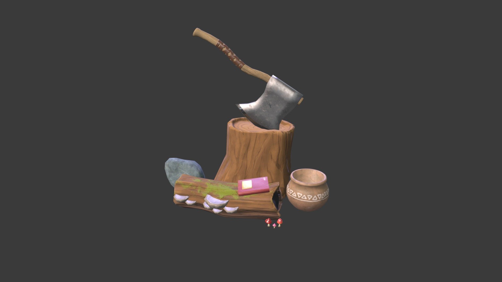 Low-Poly Outdoor Props - 3D model by coelacanthhh [e9ba998] - Sketchfab
