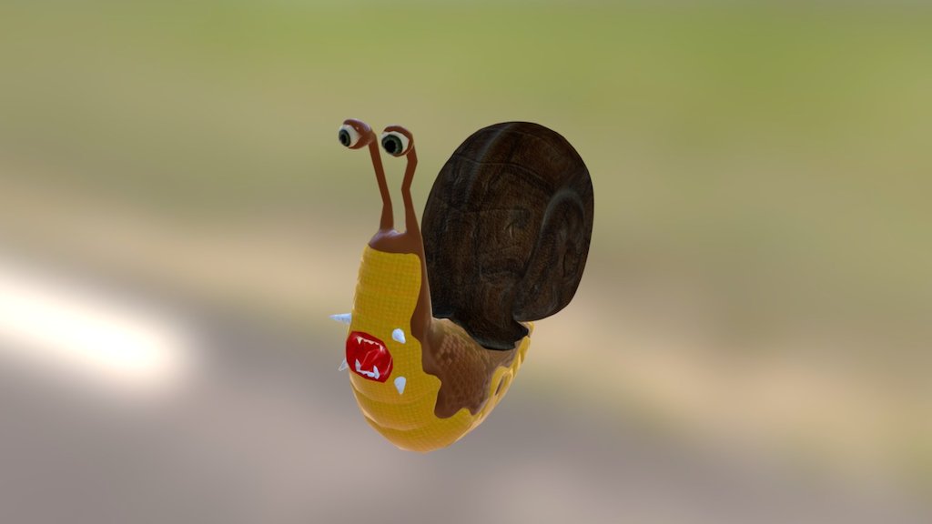 Angry Snail - 3D model by Chaser (@chaser2210.cr) [e9bafd4] - Sketchfab