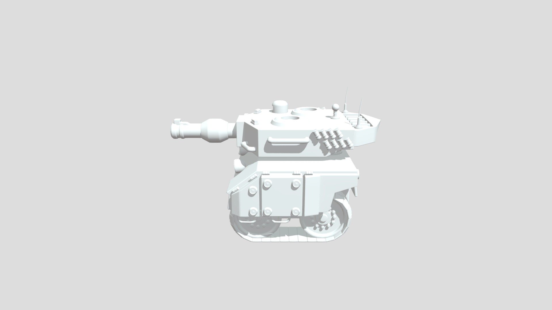 Chibi Tank - 3D model by Kuddel_Lu_Art [e9bb4e9] - Sketchfab