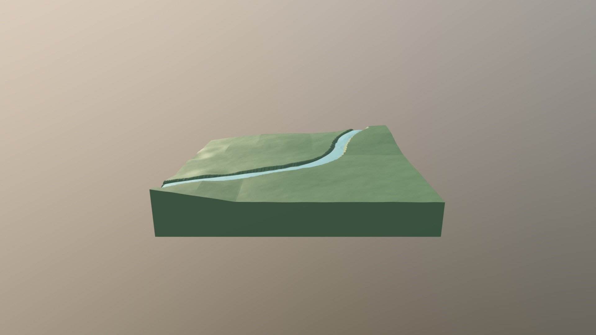 Land & river platform - Download Free 3D model by Xuan (@ashleyteh12 ...