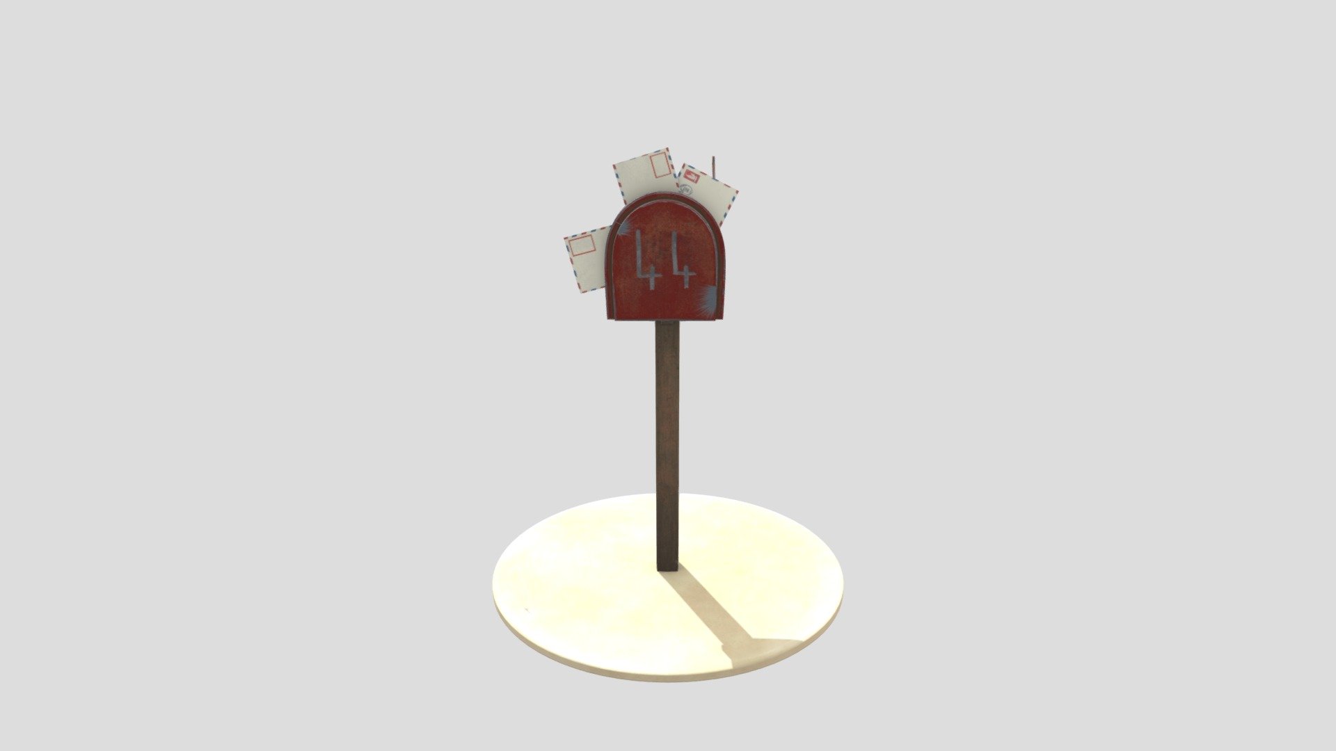 3D diorama mailbox - 3D model by n11545194 [e9bc252] - Sketchfab