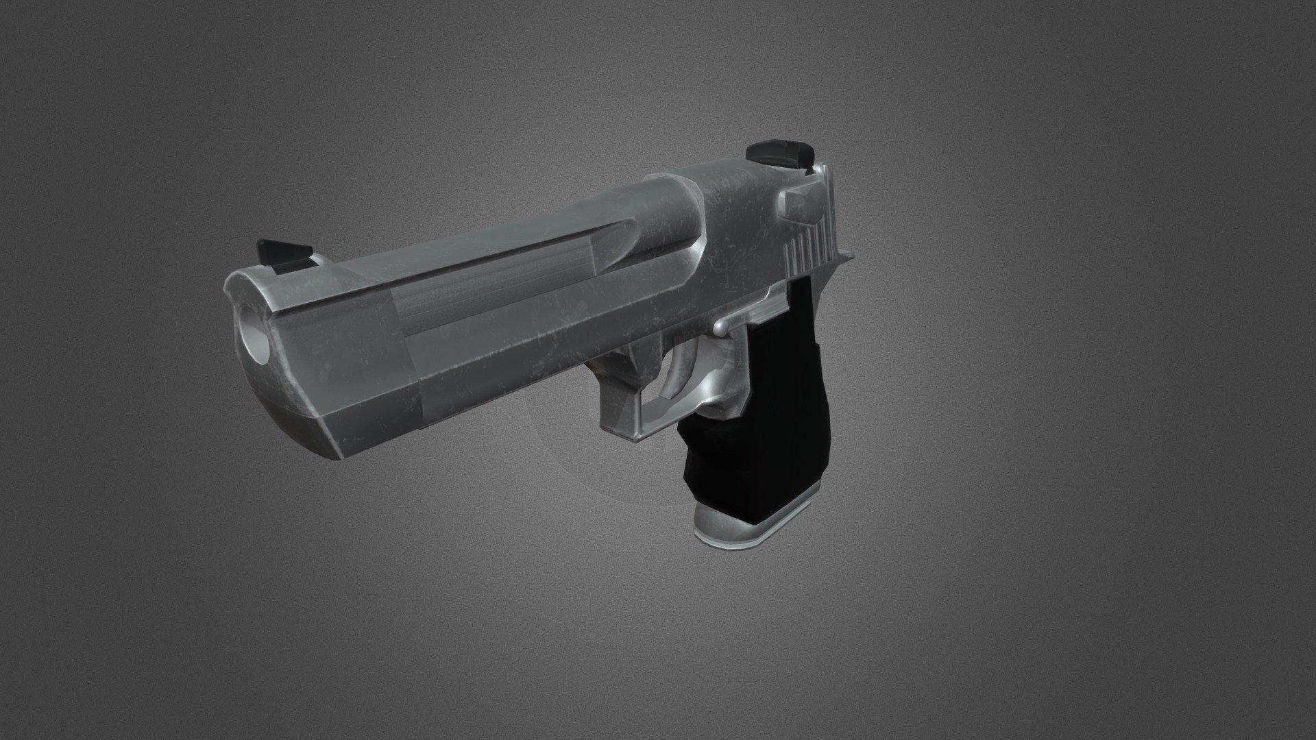 Deagle - Download Free 3D model by LowPolyCount (@EndangeredOXX ...