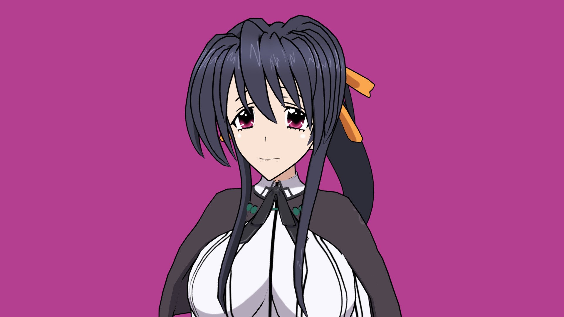 Akeno Himejima - Anime Girl Character - Download Free 3D model by ...