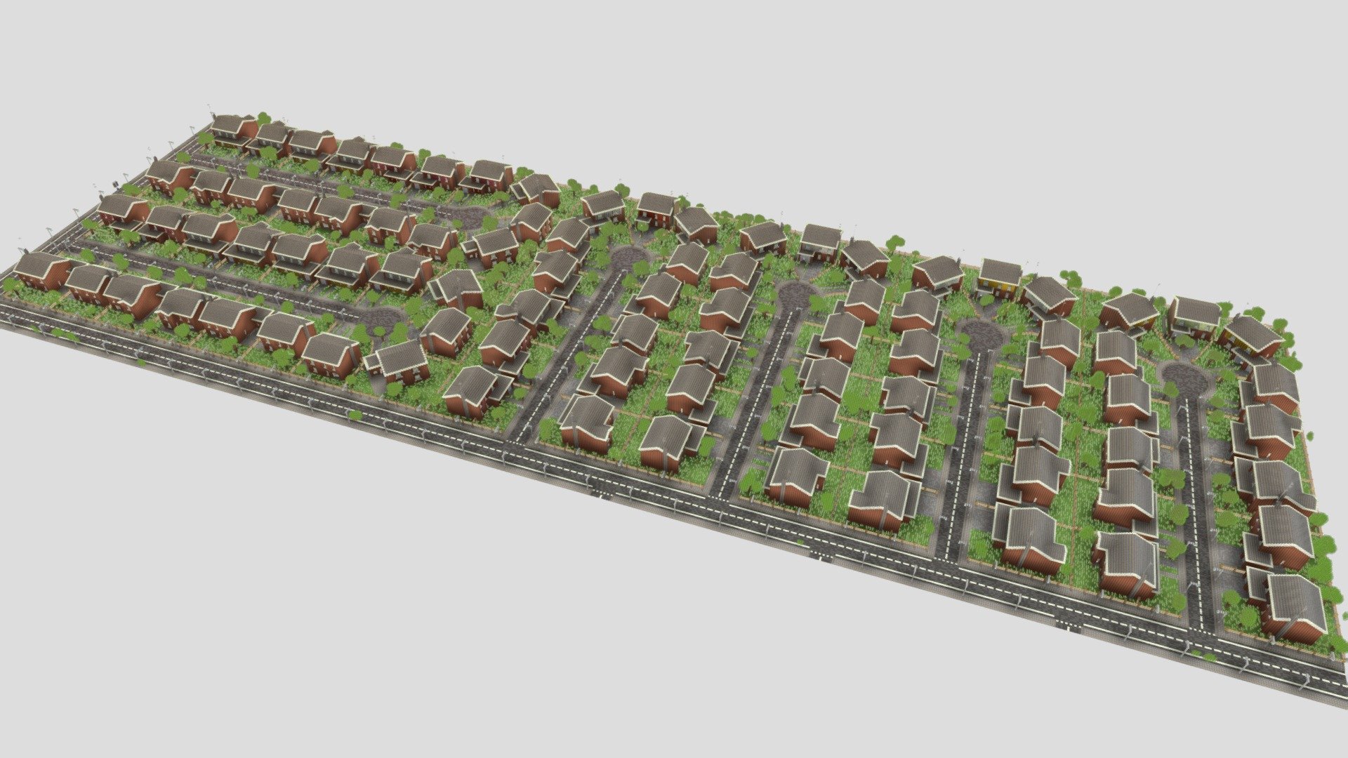 Minecraft Realistic Housing Estate | Alma Bay - Buy Royalty Free 3D ...