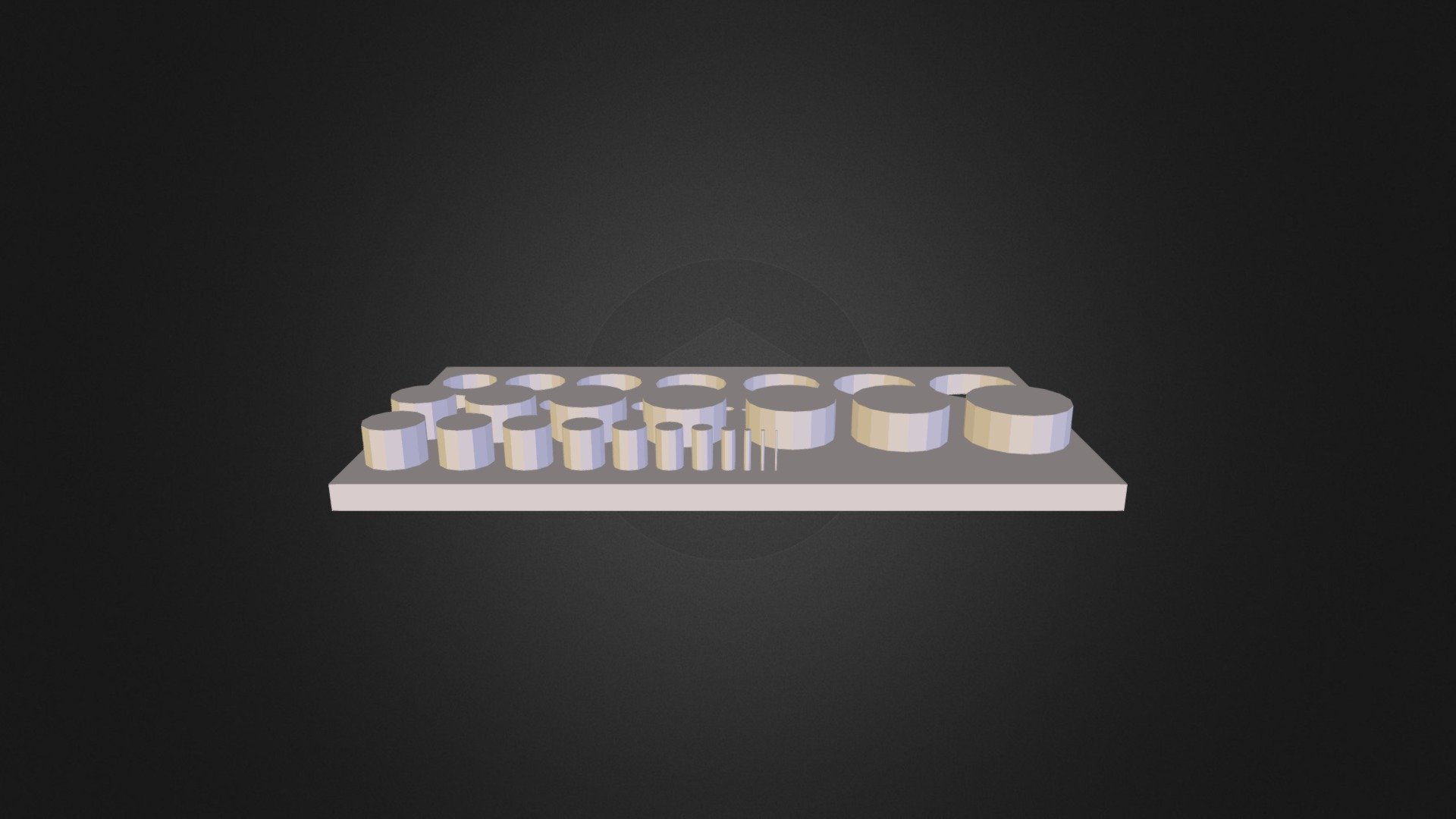 Hole test - 3D model by 3dindustries [e9bed22] - Sketchfab