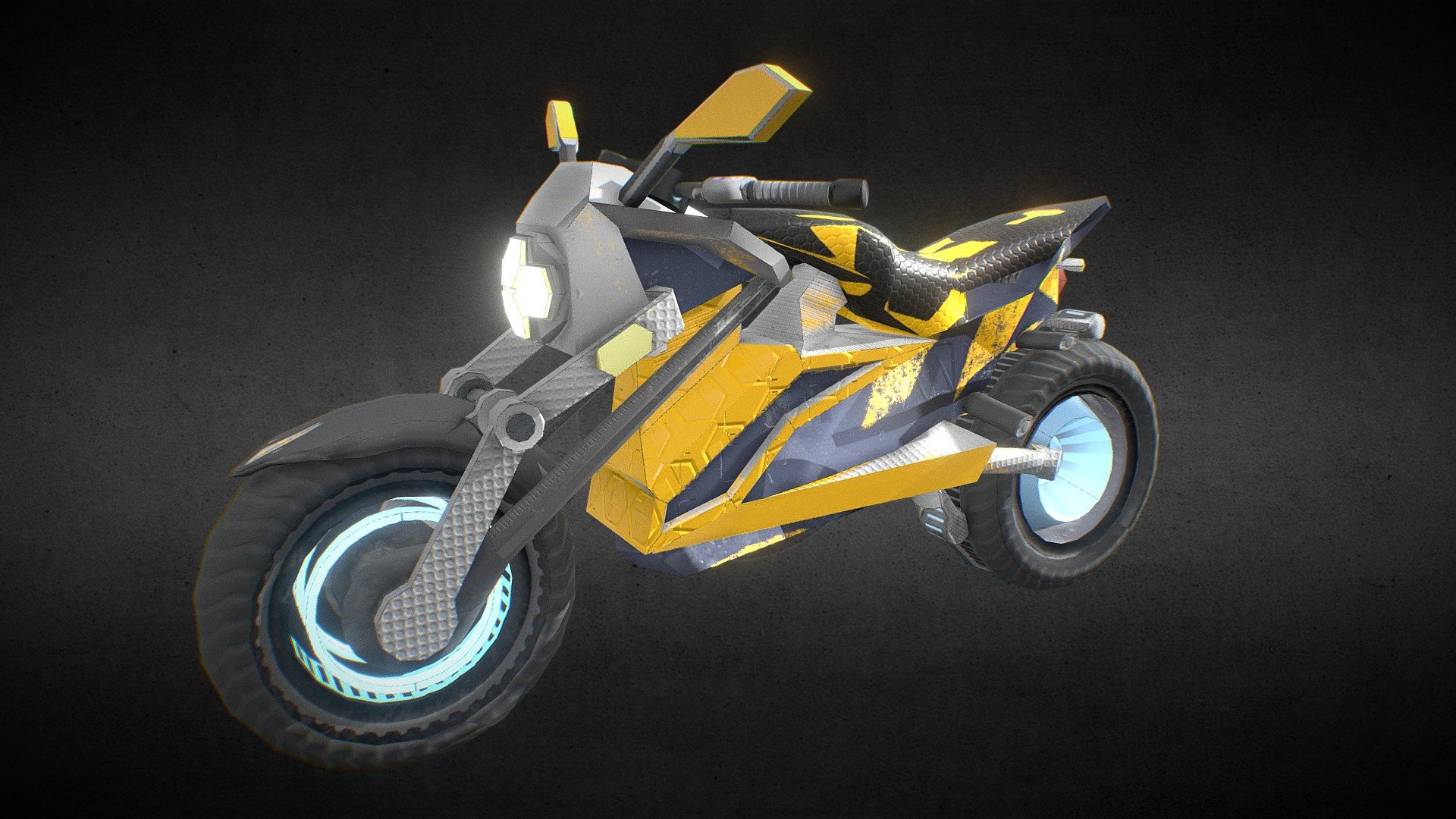 Motorcycle Fantasy Bee Style Custom Concept - Download Free 3D model by ...