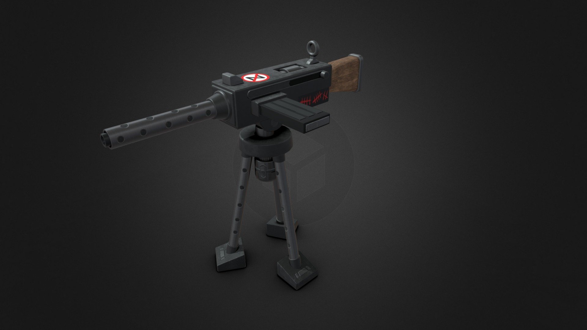 Super Sprayer (Machine Gun) - 3D model by RyanTheNarrator [e9c22b3 ...
