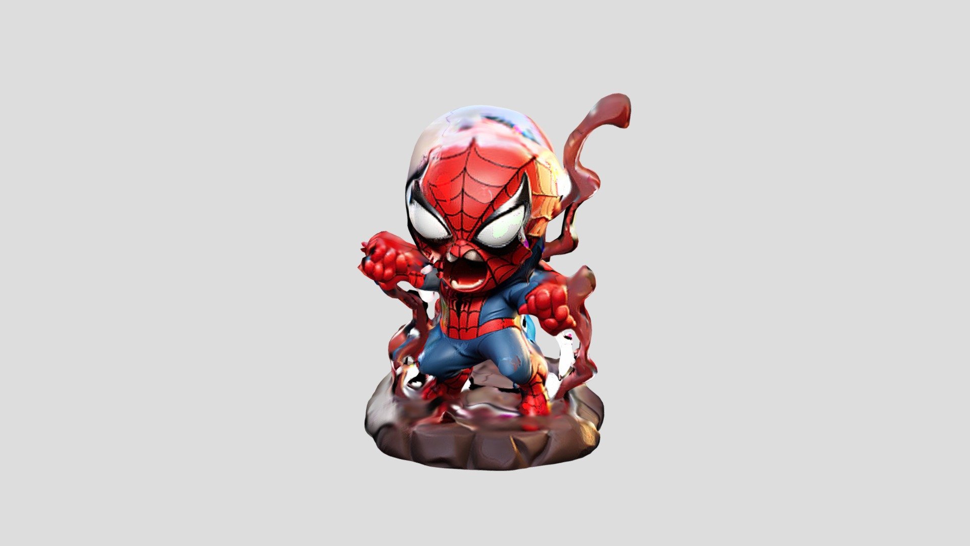 Spider-Man Mini Figure Spider-Man is depicted - Download Free 3D model ...