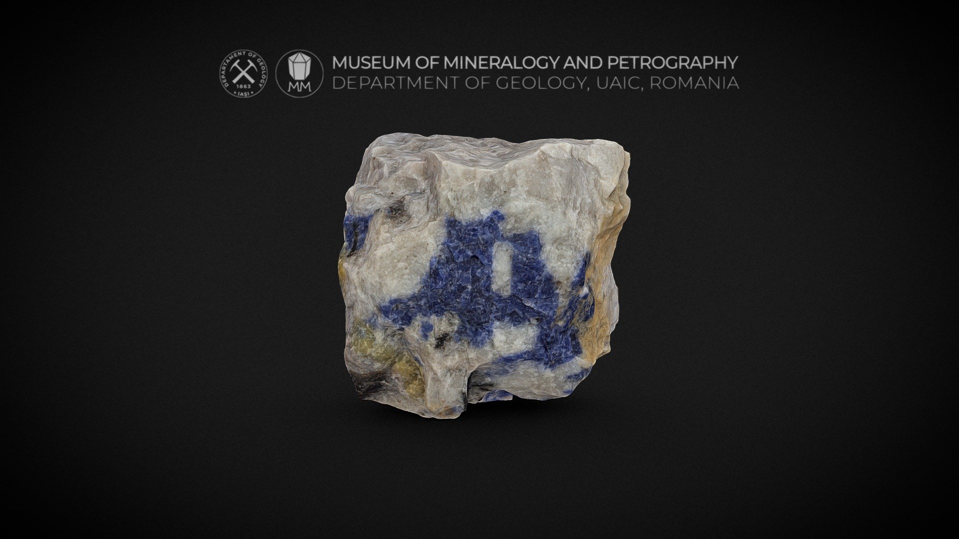 Foid-syenite from Ditrău, Romania (igneous rock) - 3D model by Museum ...