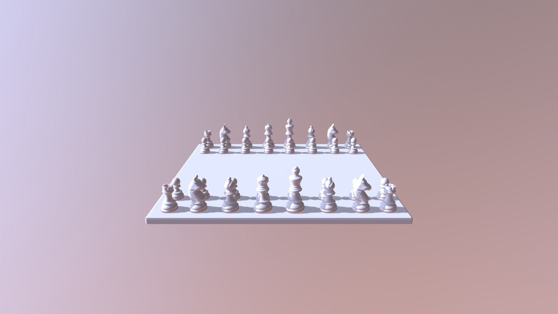 Chess - 3D model by characonstantinou96af [e9c644c] - Sketchfab
