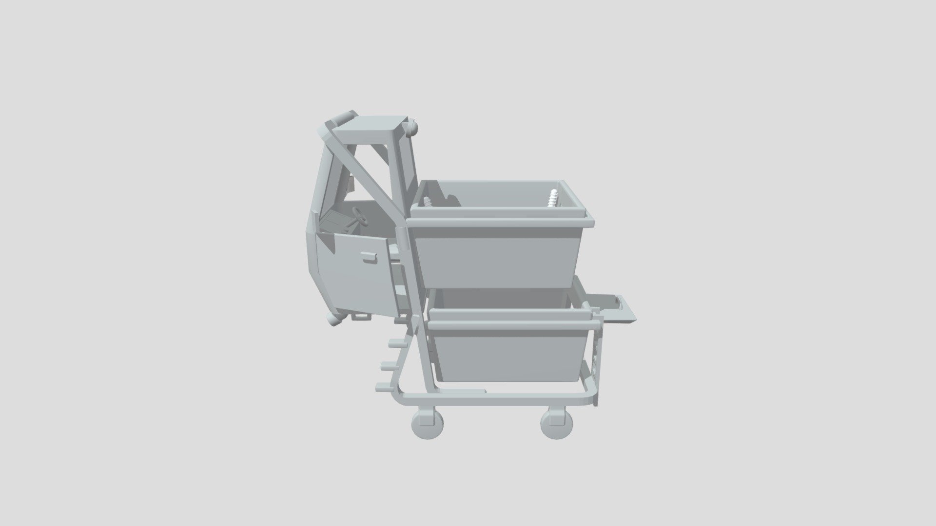 Trolley 02 - Download Free 3D model by rainydiary129 [e9c680c] - Sketchfab