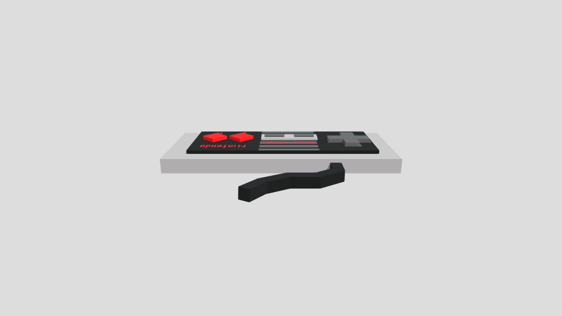 NES controller - 3D model by bvbeam15 [e9c7139] - Sketchfab