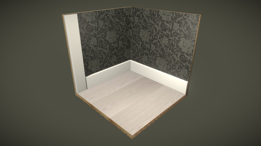Listverkserie Enkel // Fot- og karmlist - 3D model by Bergene Holm AS (@bergeneholm) [e9c73a2 ...